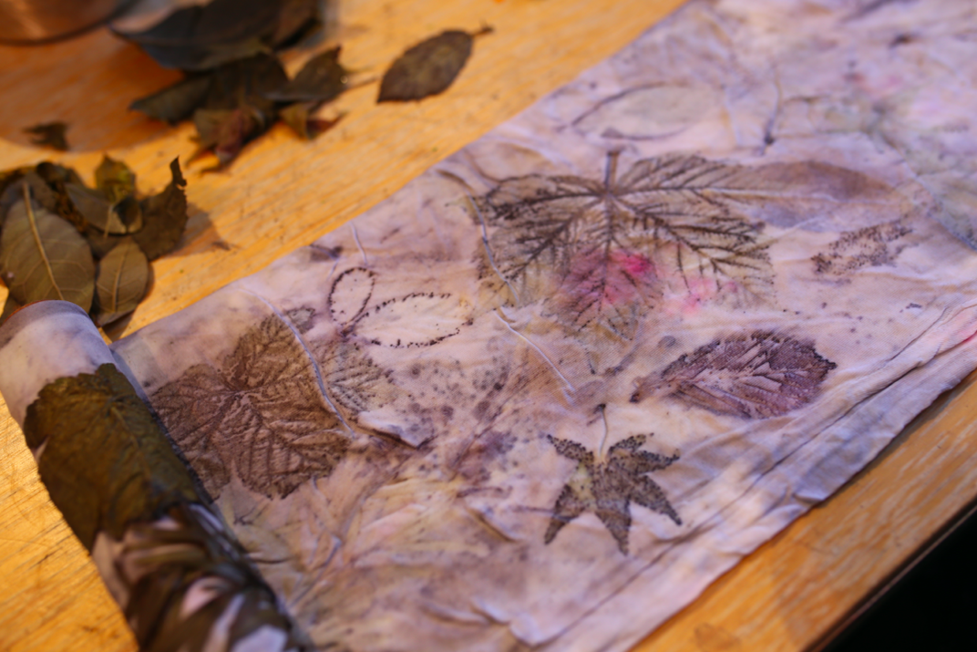 Eco-printing workshop with Simone Bensdorp